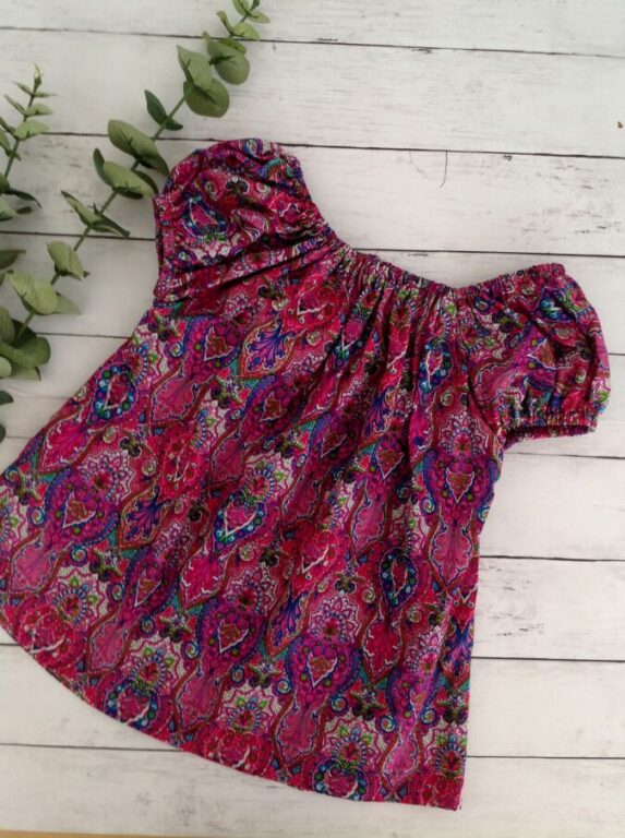 How to Draft and Sew Women's Peasant Top - Sew Crafty Me