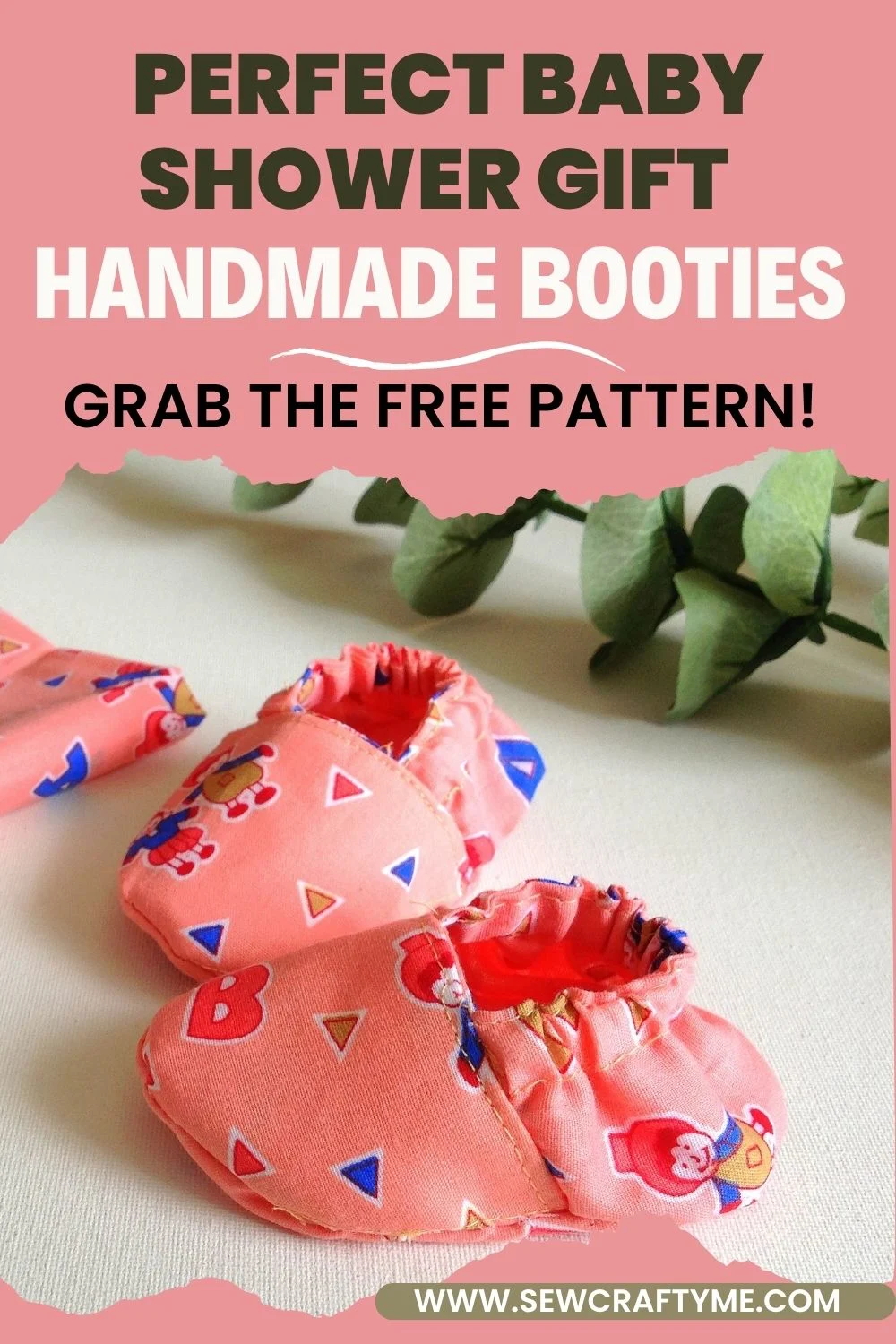 Free Baby Booties Sewing Pattern - Sew Crafty Me
