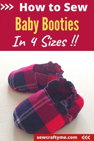 Free Baby Booties Sewing Pattern - Sew Crafty Me