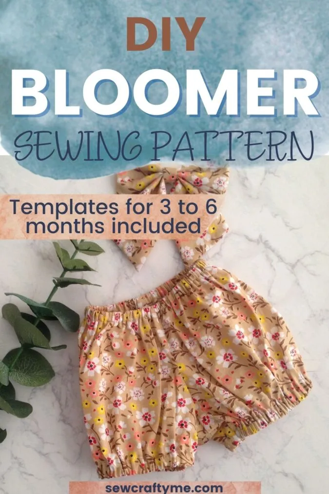 Easy Baby Bloomers in 5 Steps (Simple Sewing Project) - Sew Crafty Me