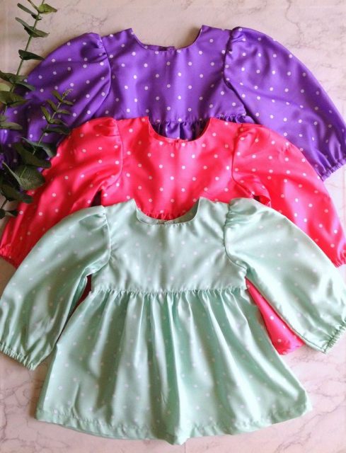 How to Make a Baby Dress with Sleeves - Sew Crafty Me