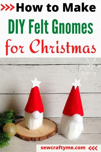 How to Make DIY Christmas Gnomes - Sew Crafty Me
