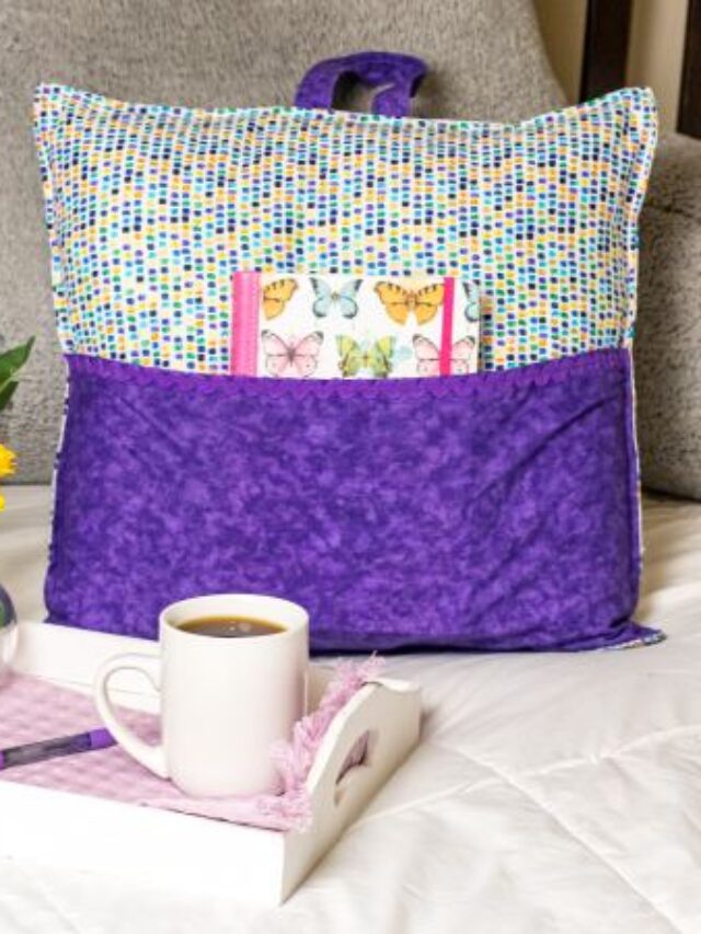 Perfect Reading Posture: Free DIY Support Pillow Pattern - Sew Crafty Me