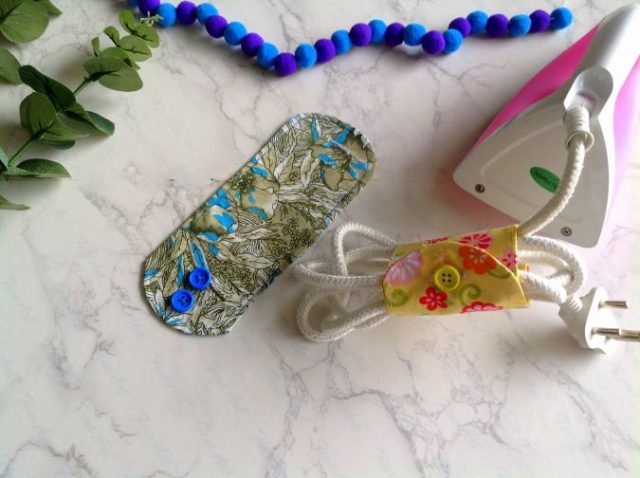 DIY Fabric Cord Organizer - Sew Crafty Me