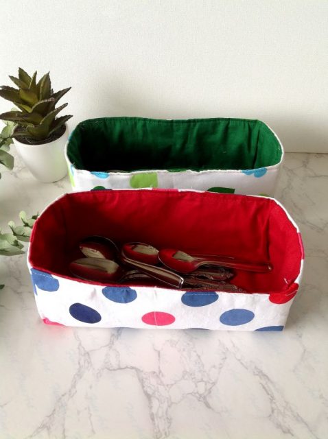 How to Sew a Fabric Cutlery Box - Sew Crafty Me