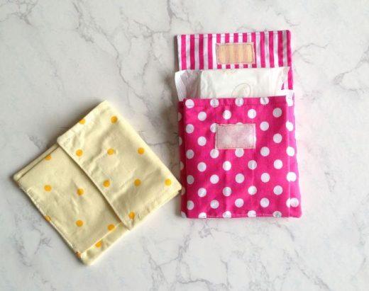Easy Sanitary Pad Purse Sewing Pattern - Sew Crafty Me
