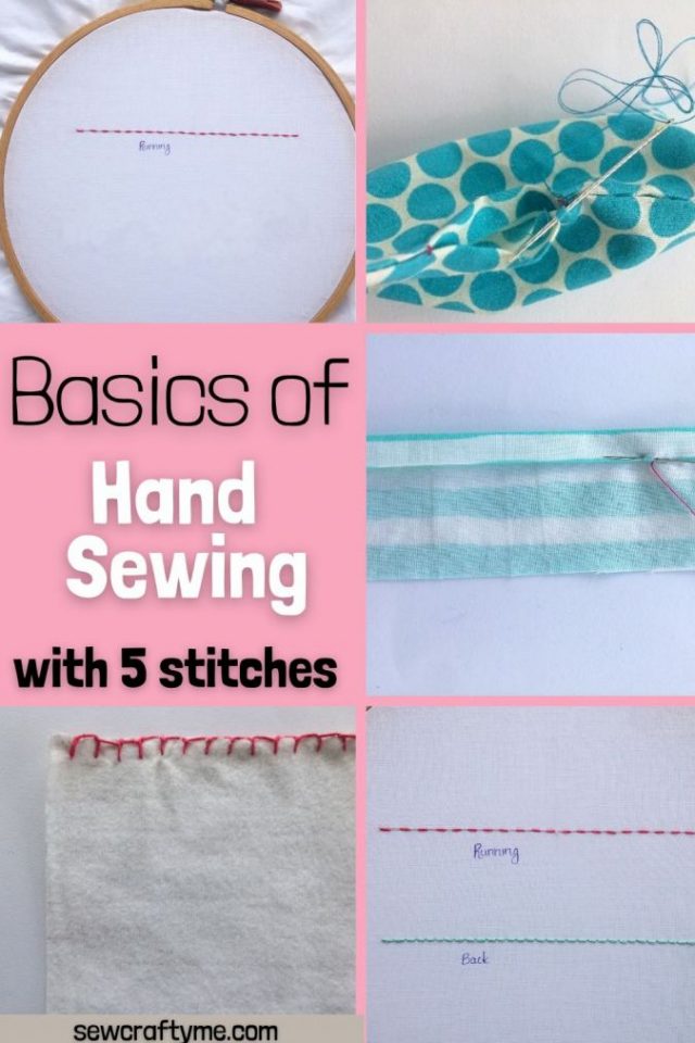 How to Sew with Hand- A Complete Guide - Sew Crafty Me