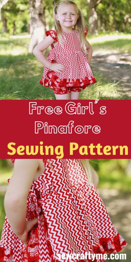 Free Girl's Pinafore Pattern - Sew Crafty Me