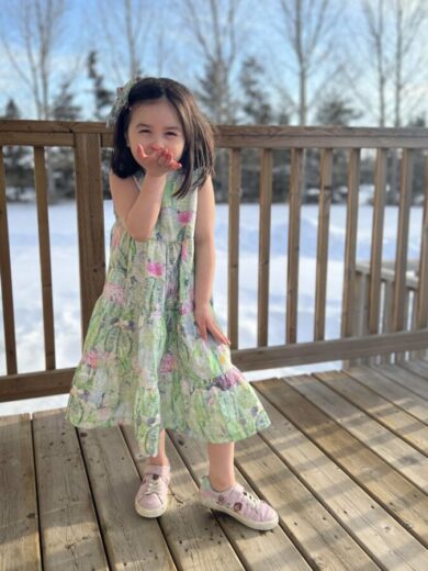 Free Tiered Dress Pattern for Girls - Sew Crafty Me
