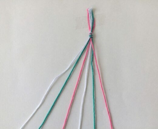 How to Make Candy Stripe Friendship Bracelets - Sew Crafty Me