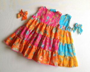 Free Tiered Dress Pattern for Girls - Sew Crafty Me
