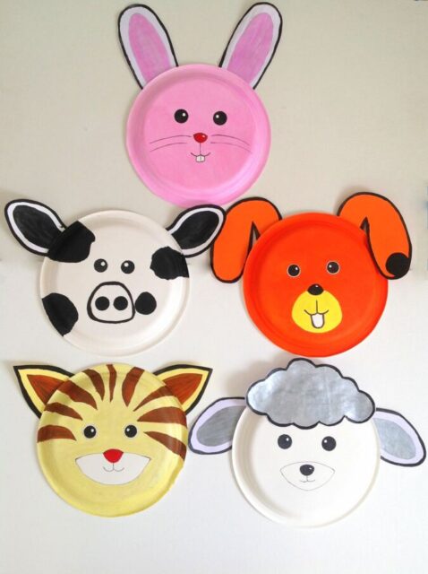 Paper Plate Animals Craft - Sew Crafty Me