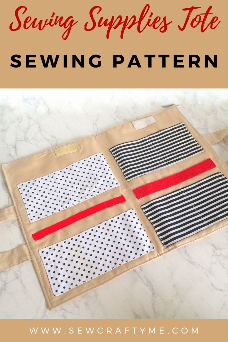 Sewing Organizer Tote Sewing Pattern - Sew Crafty Me