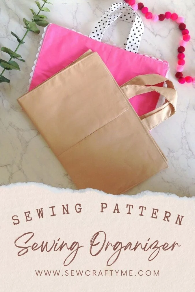 Sewing Organizer Tote Sewing Pattern - Sew Crafty Me