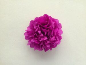 How to make a flower with tissue paper - Sew Crafty Me