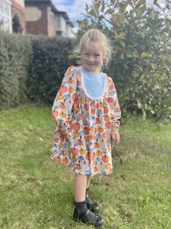 The Charlotte Bib Dress Pattern for Girls - Sew Crafty Me