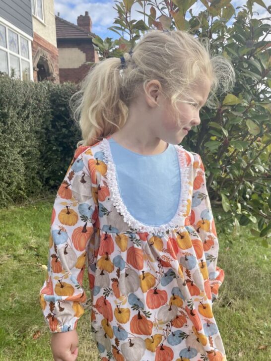 The Charlotte Bib Dress Pattern for Girls - Sew Crafty Me