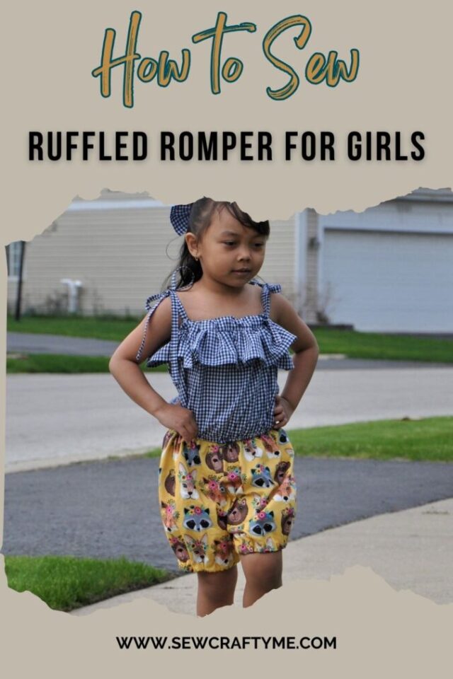 Free Ruffled Romper Pattern for Girls - Sew Crafty Me