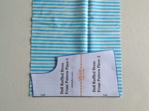 The Easiest Doll Ruffle Dress Sewing Pattern - Sew Crafty Me