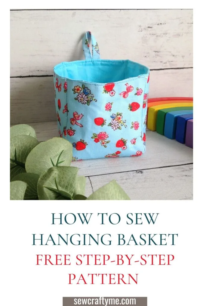 Free Hanging Basket Sewing Pattern - Sew Crafty Me