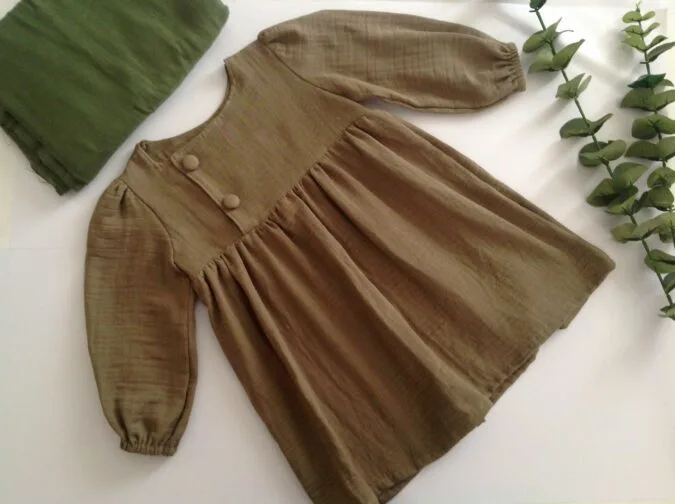 Free Side- Open Dress Pattern for Girls- The Juniper Dress - Sew Crafty Me