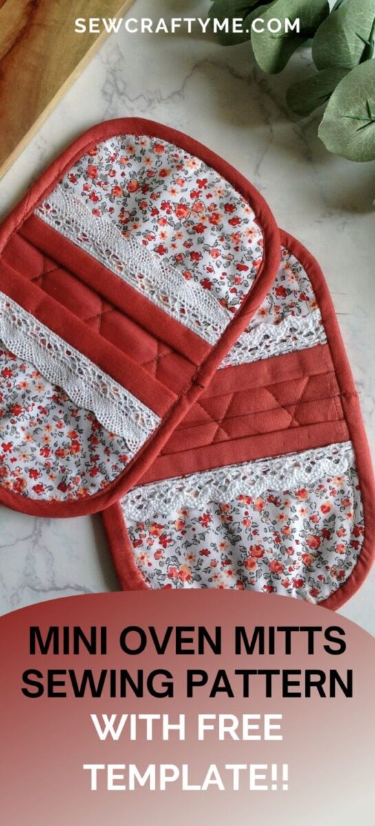 Easy Oven Mitts Sewing Pattern - Sew Crafty Me