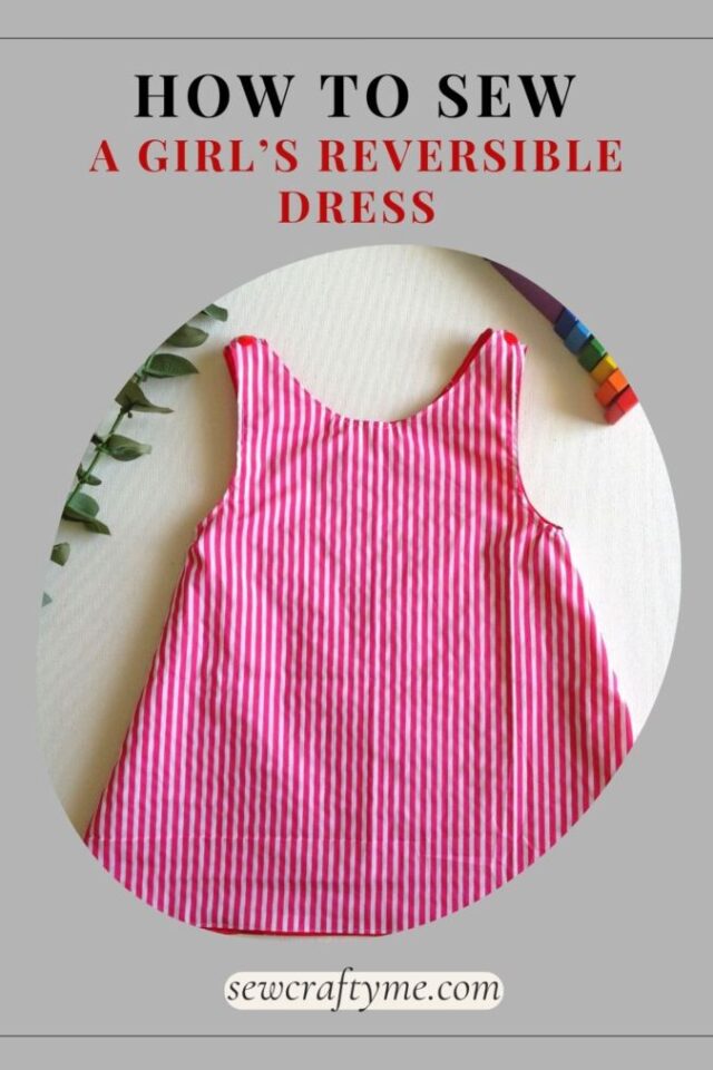 Sew a Reversible A- Line Dress in 4 Steps - Sew Crafty Me