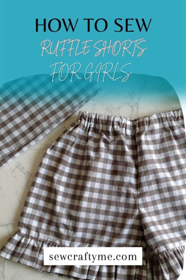 The Easiest Ruffle Shorts Sewing Pattern for Girls - Sew Crafty Me